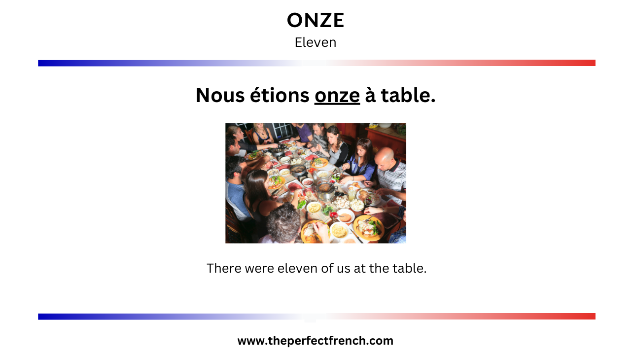 French Word of the Day - Onze (Eleven)