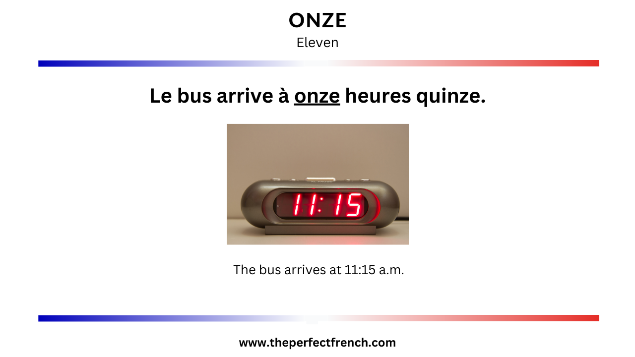 French Word of the Day - Onze (Eleven)