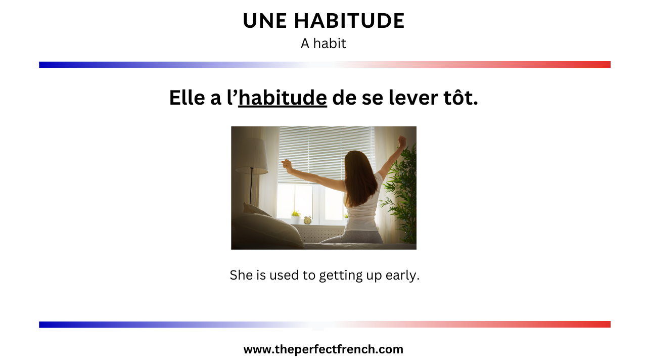 French Word of the Day - Une habitude (A Habit)