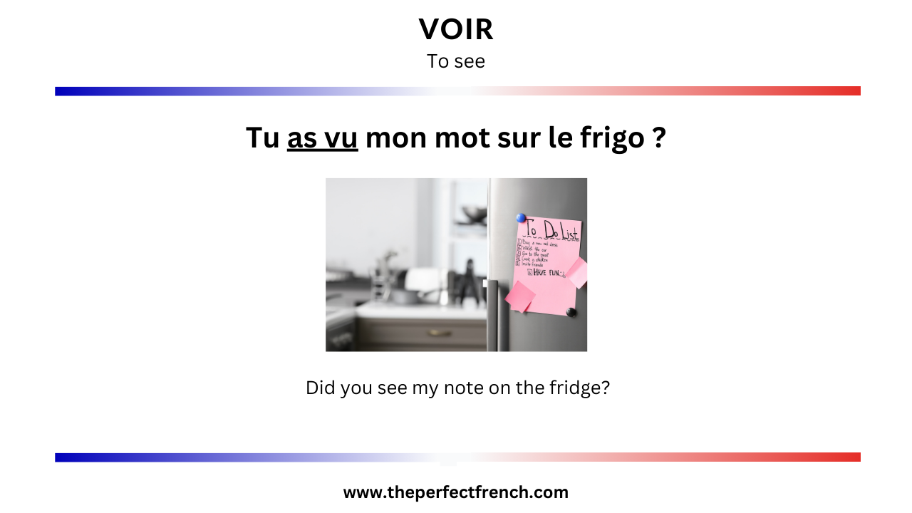 French Word of the Day - Voir (To See)