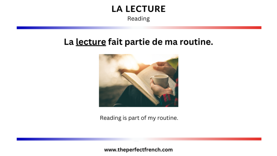 French Word of the Day - La lecture (Reading)