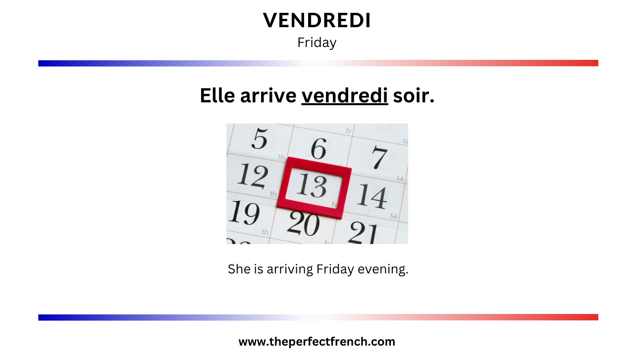 French Word of the Day - Vendredi (Friday)