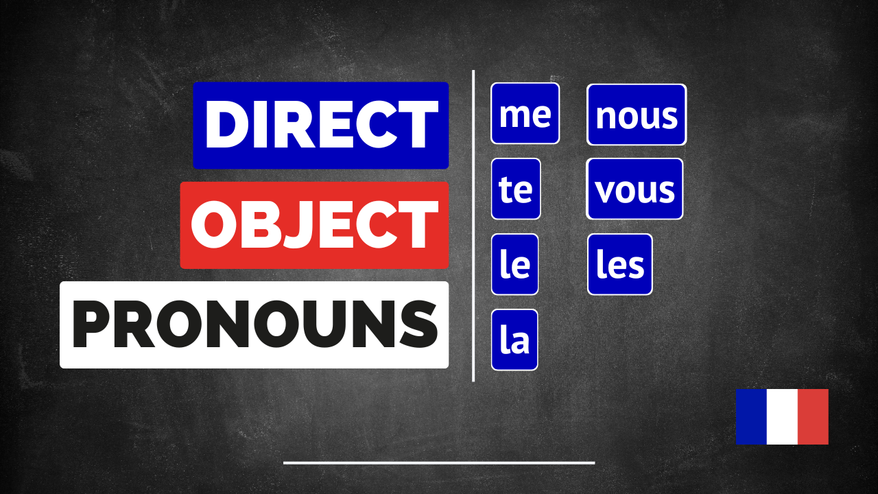 French Direct Object Pronouns - French Online Language Courses | The ...