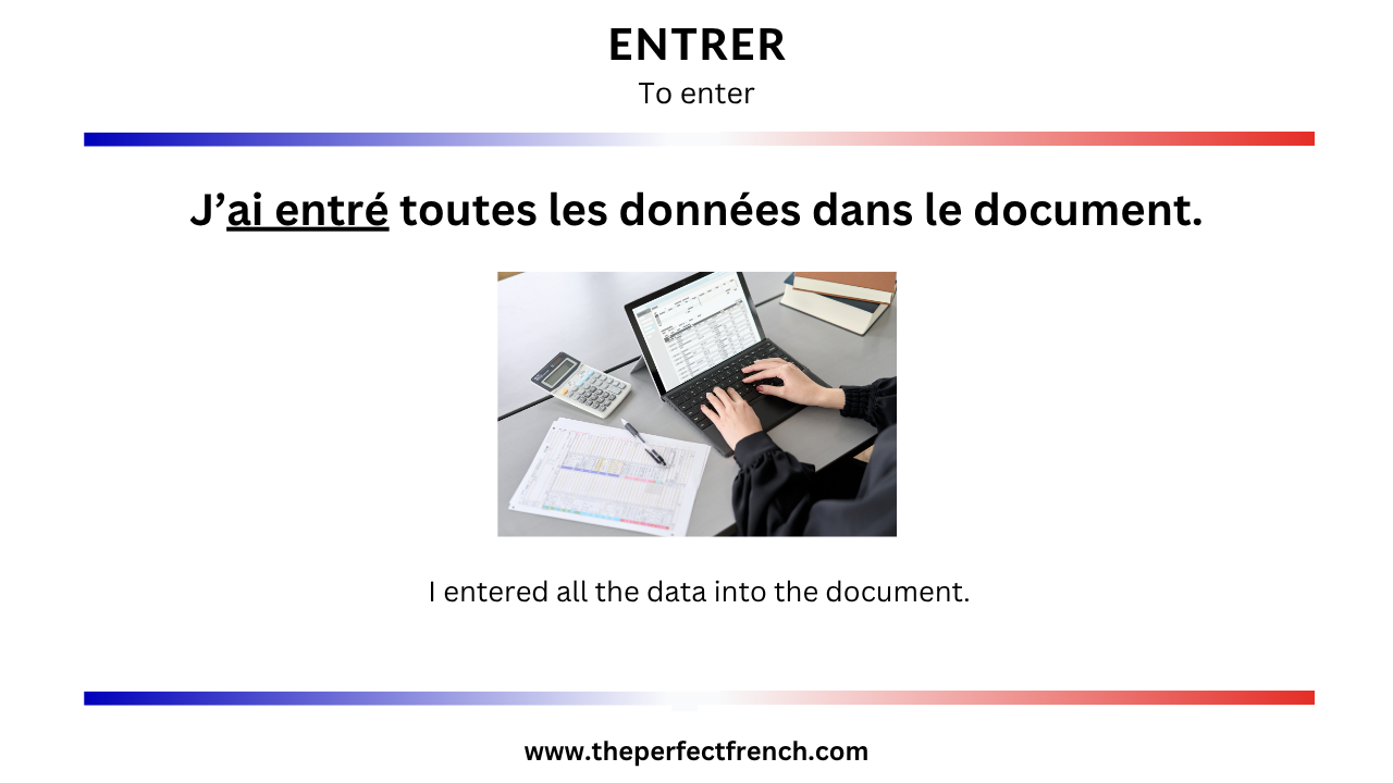 French Word of the Day - Entrer (To Enter)